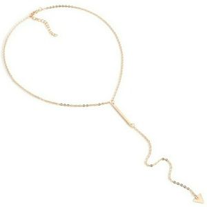 everrealli | Jewelry | Gold Tone Triangle Bar Necklace | Poshmark